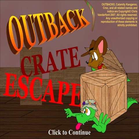 Outback Crate Escape | PPT
