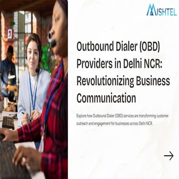 Top OBD Service Providers in Delhi NCR for Automated Business Calls | PDF
