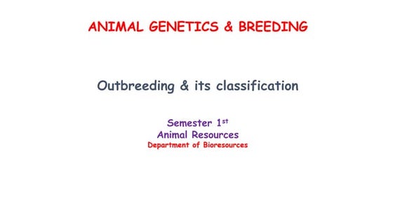 UNIT 8- MATING SYSTEM.pdf | Genetics | Science