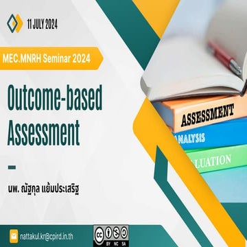 Outcome-based Assessment (MEC.MNRH) 2024 | PDF