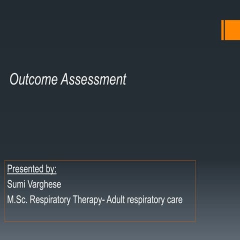 Outcome assessment | PPT