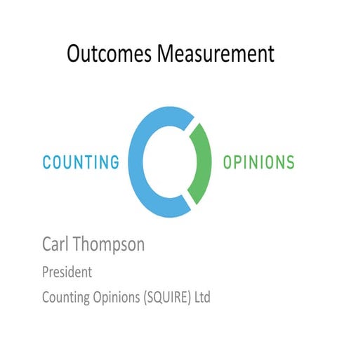 Outcomes measurement | PPTX