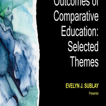 Outcomes of Comparative Education.pptx