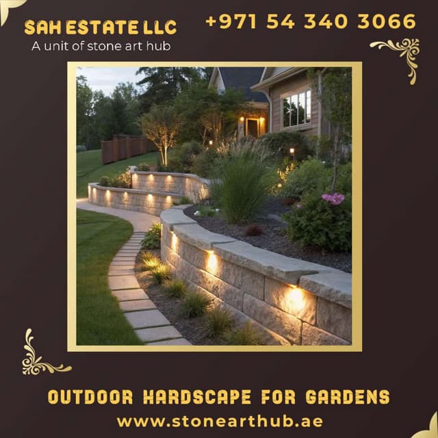Outdoor Hardscape Contractors For Gardens in Dubai - ☎ +971 54 340 3066 | PDF