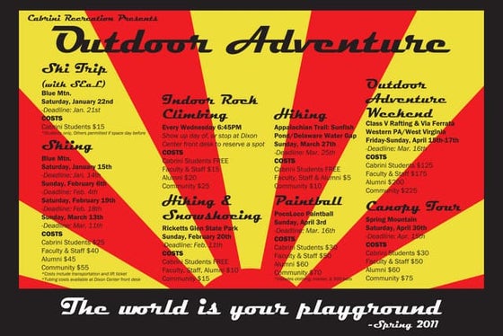 Intramurals Poster Spring 2011 | PDF | Sports