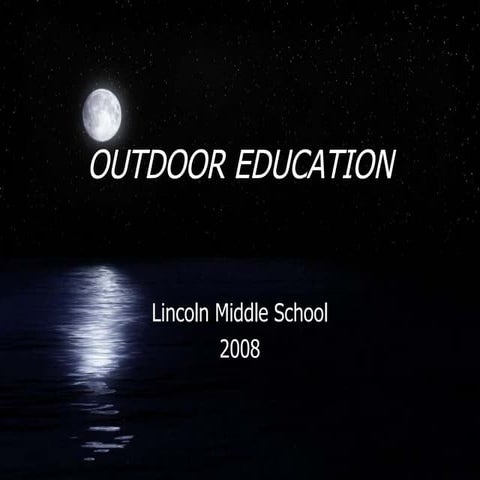 Outdoor Ed | PPT | Outdoor Attractions | Attractions