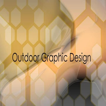 Outdoor Graphic Design | PDF