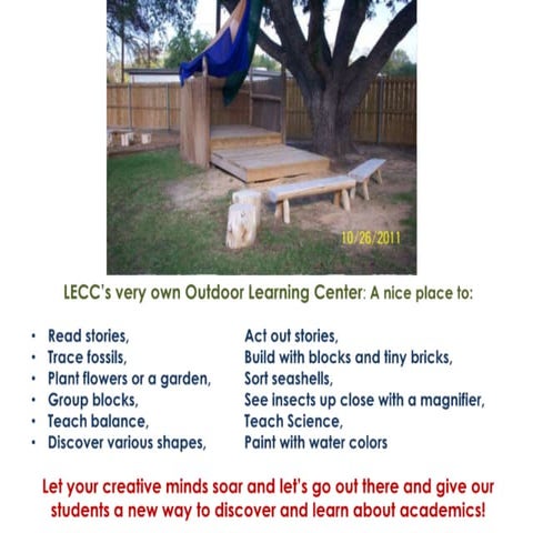 Outdoor Learning Center Slideshow[1] DKellas EA1267 | PDF