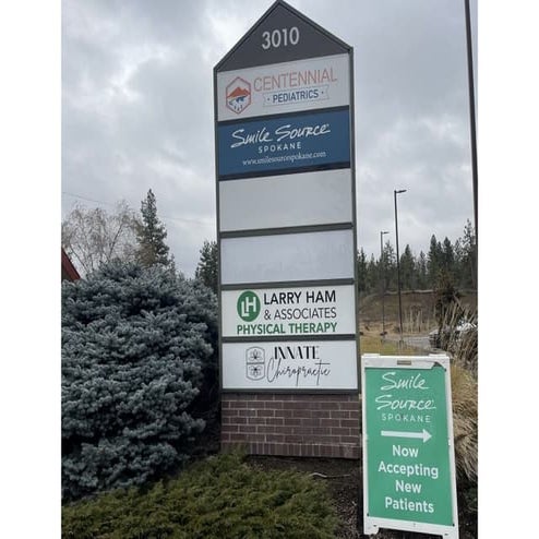 Outdoor signage on S SE Blvd for Smile Source Spokane - South Hill.pdf