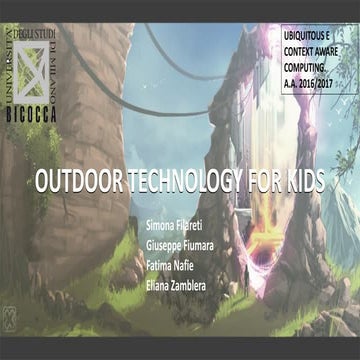 Outdoor technology for kids | PDF