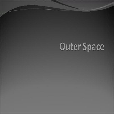 outer space | PPT