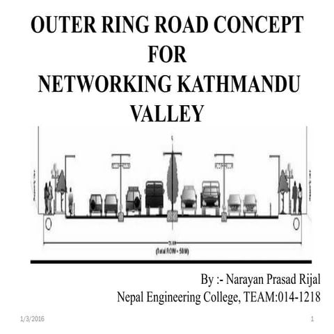 Outer ring road network in valley | PPT