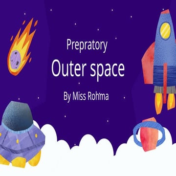 outer space galaxy and the solar system | PPTX