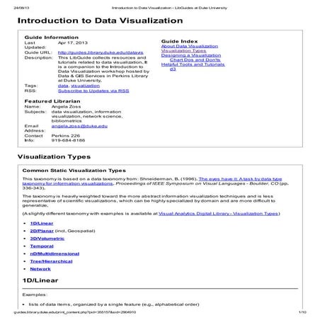 Les outils de data visualisation | PDF
