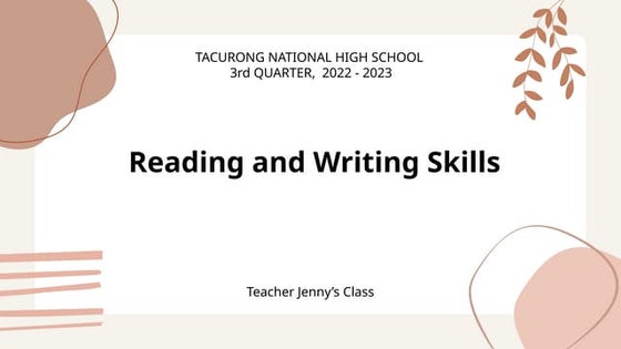 Region 9: Authors and Representative Text | PPTX