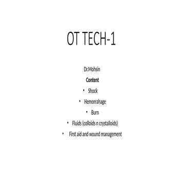 outline.pptx operation theater Technology | PPTX