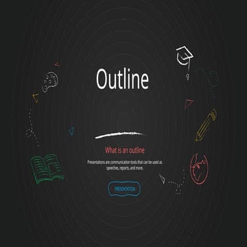 basics of what is an outline in writing or speaking | PPTX