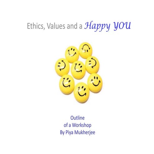 Outline ethics and values | PDF
