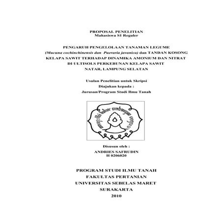 Proposal penelitian | DOC