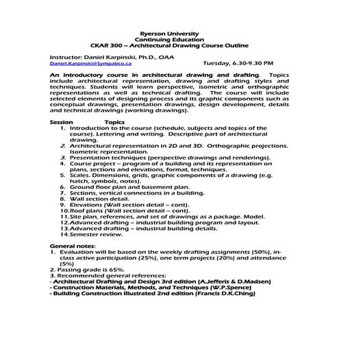 Outline ckar 300 | PDF