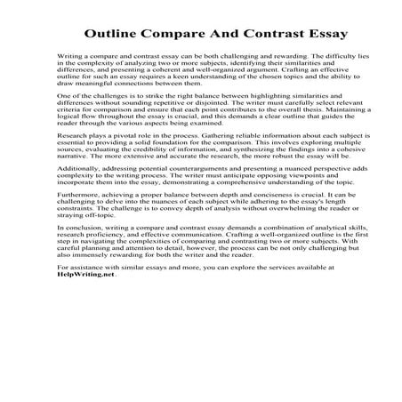 Compare And Contrast Essay Example.pdf
