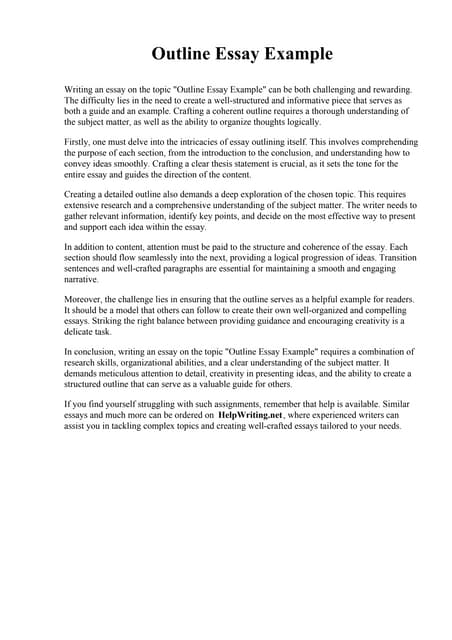 Examples Of An Essay Outline.pdf