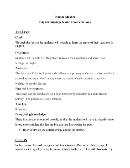 ADDIE model plan | DOCX | Educational Assessment | Education