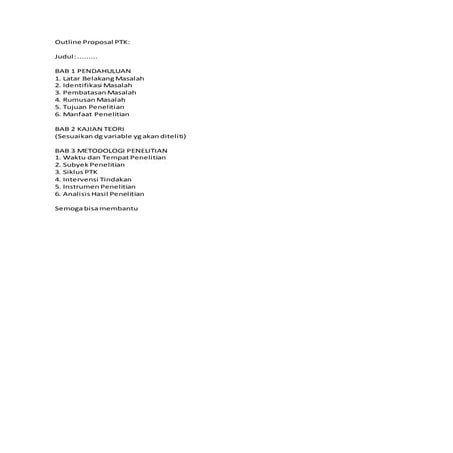 Outline proposal ptk | DOCX