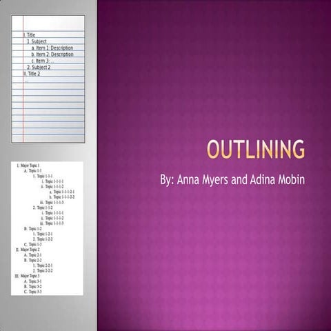 Outlining 101 | PPT