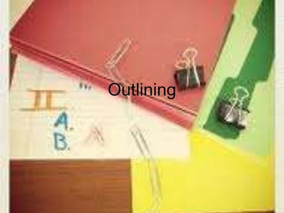 Topic outline | PPT