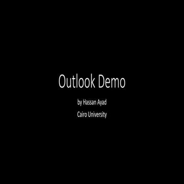 Outlook Demo | PPT