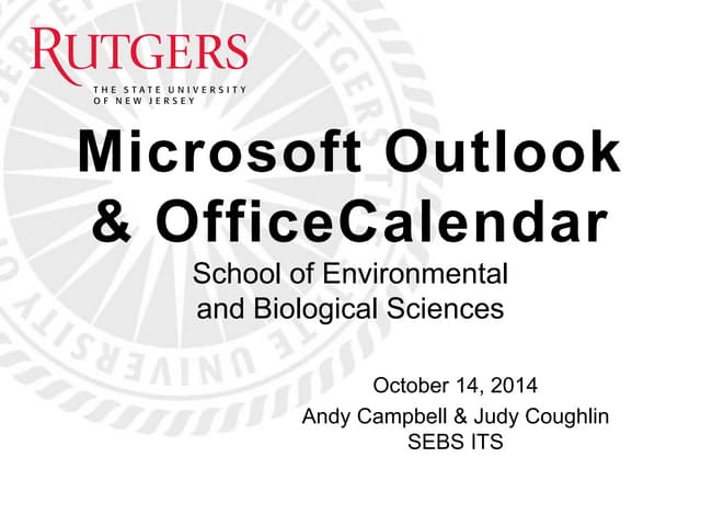 Introduction to Microsoft Outlook | PDF