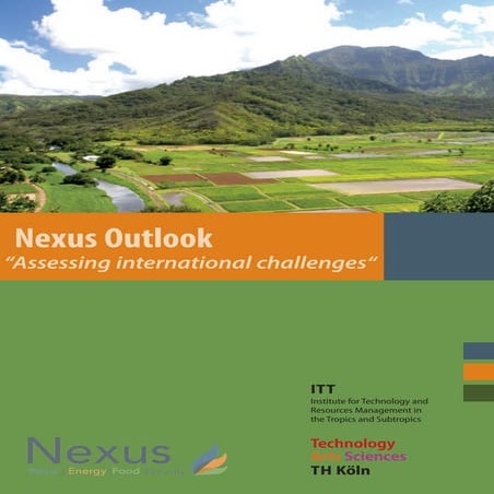 Nexus Outlook: assessing resource use challenges in the water, energy ...