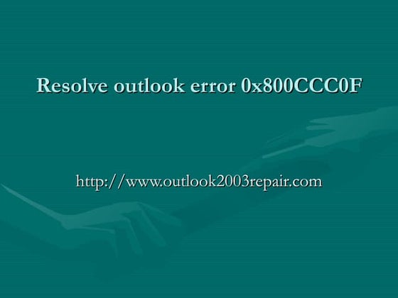 How to FIX Outlook error 0x80070021 | PDF