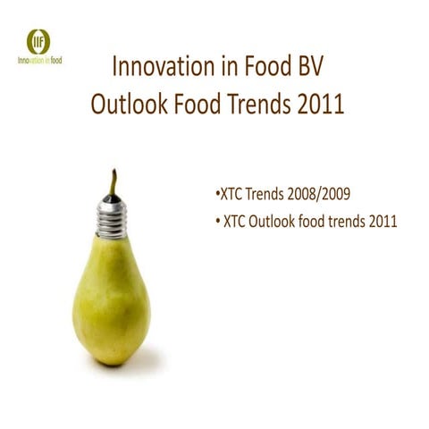 Outlook food trends 2011 | PPT