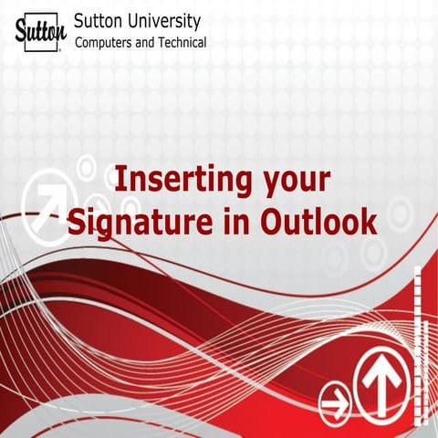 Outlook signature | PPT