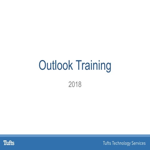 Outlook Training | PPTX | Email | Internet