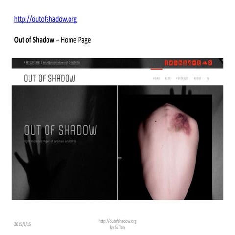 Out of Shadow - http://outofshadow.org/ | PPT