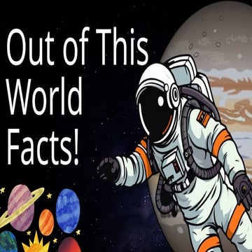 Explore the Universe: Kids Space Facts PPT Pack | PPTX