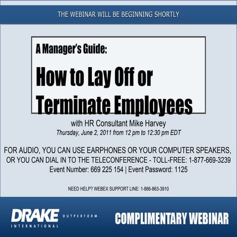 A Manager's Guide: How to Lay Off or Terminate Employees | PPT
