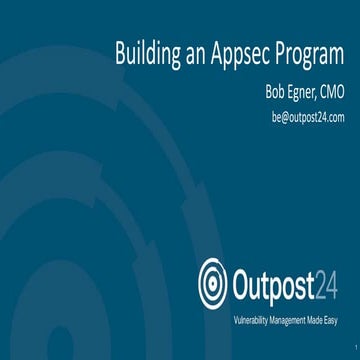 Building An Application Security Program Ppt 8874