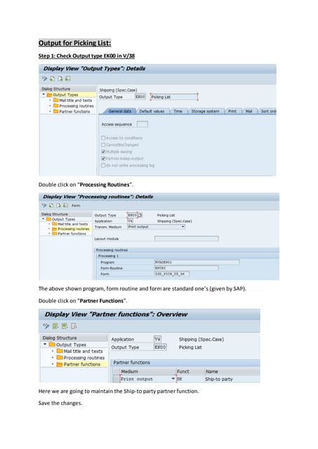Sd configuration steps for automatic batch determination in delivery | PDF | Operating Systems ...