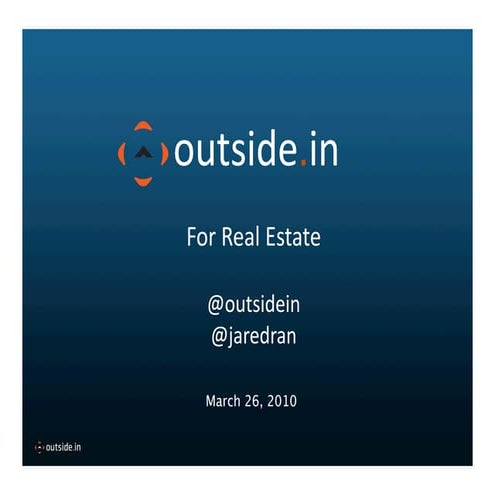 Outsidein Retso | PPT