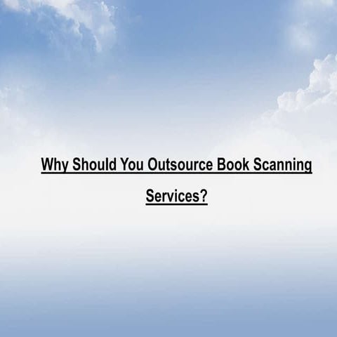 Book Scanning Services | PPT
