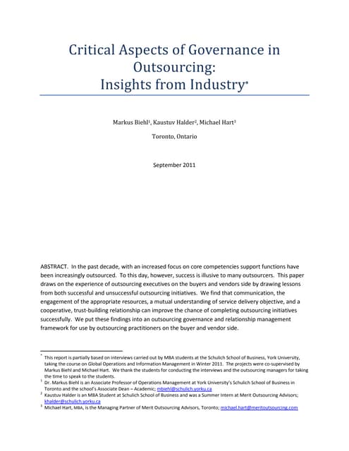 Outsourcing 101 | PPT