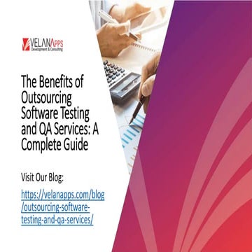 Outsourcing Software Testing And Qa Services Ppt