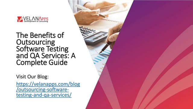Outsourcing Software Testing And Qa Services Ppt