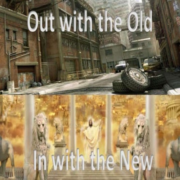Out with the old and in the with the new. | PPT