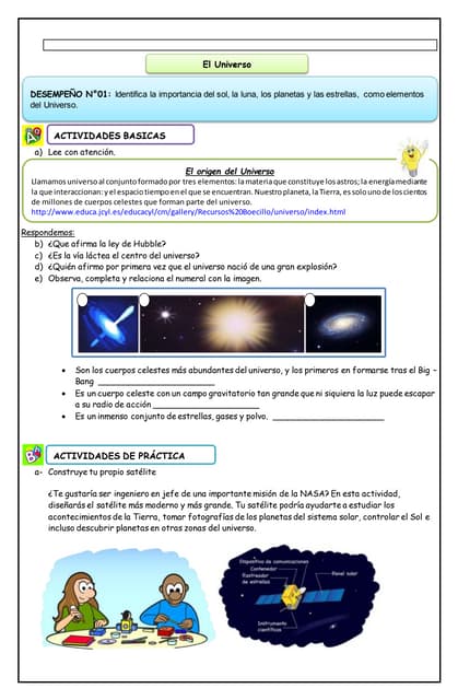 El universo (1) | PDF