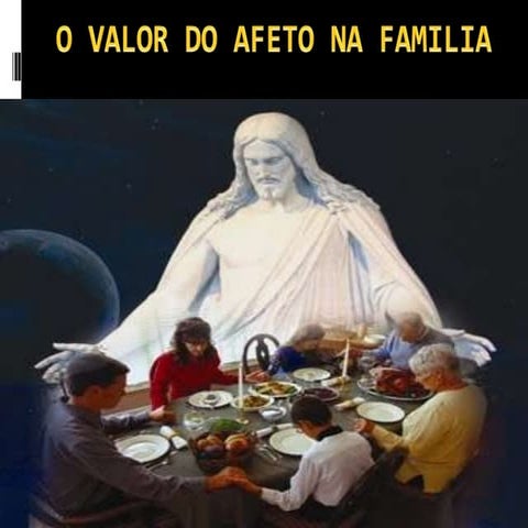 O valor do afeto na familia | PPT